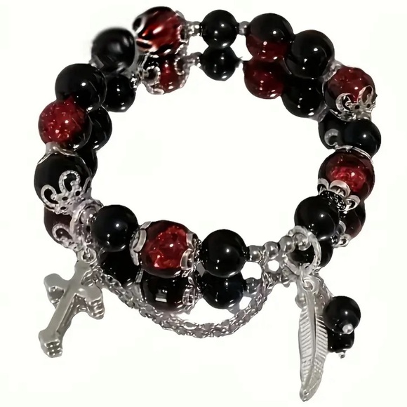 Jewelry | Vintage Gothic Punk Charm Bracelet Adjustable Chain | Poshmark